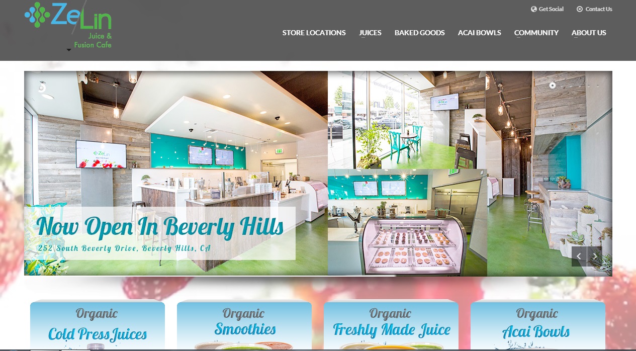 ZeLin Juice Fruit Fusion | OSO Web Studio